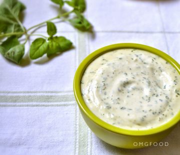 Basil Caesar Dressing | OMGFOOD
