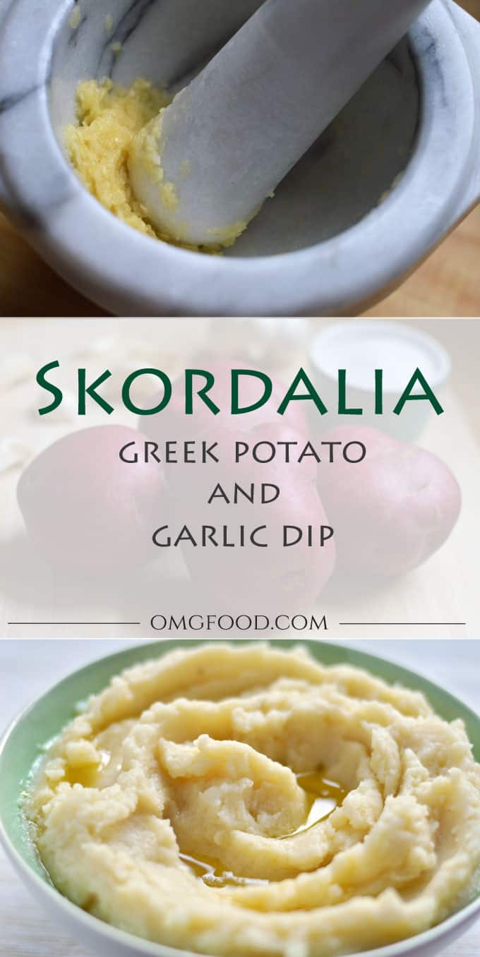 Skordalia (Greek Potato and Garlic Dip) | OMGfood