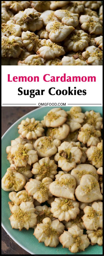 Lemon Cardamom Sugar Cookies | OMGfood